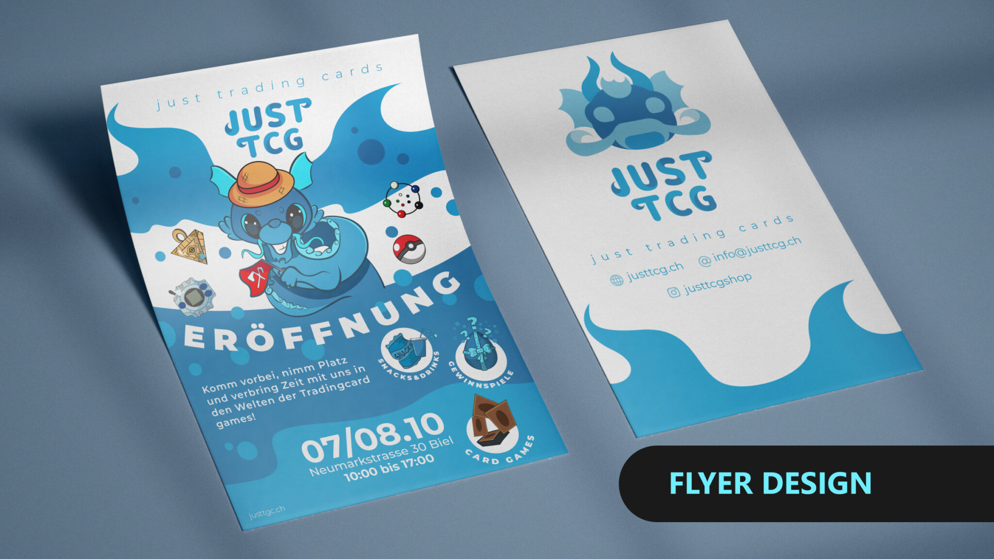 Just TCG – Design vom Flyer bis zum Twitch Overlay | Digezz