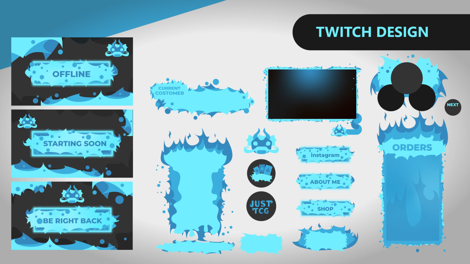 Just TCG – Design vom Flyer bis zum Twitch Overlay | Digezz